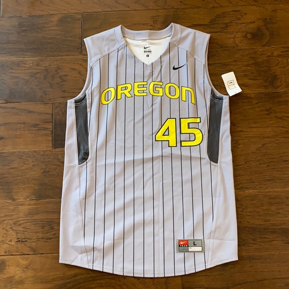 Nike | Shirts | Nike Oregon Baseball Jersey L | Poshmark